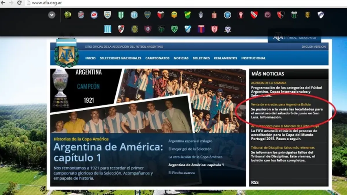 La AFA hizo la gran Macri: confundió a San Juan con otra provincia
