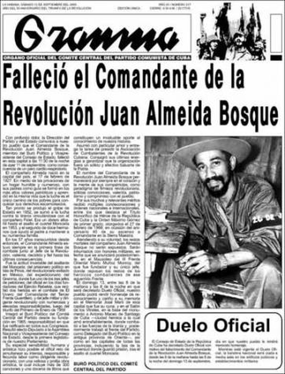 Falleció a los 82 años histórico vicepresidente cubano