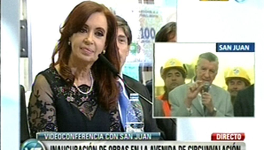 Gioja a CFK : “Estamos cerca de comenzar el túnel de Agua Negra”