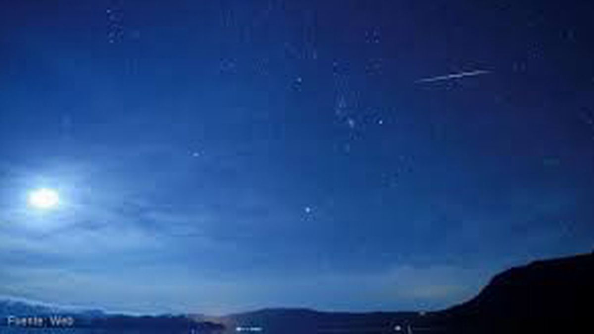 Esta noche se podrá ver una lluvia de estrellas fugaces