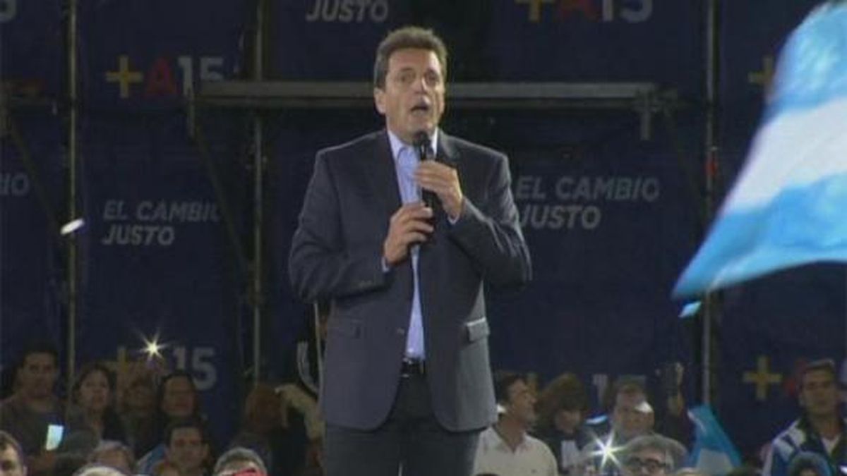 Sergio Massa: “Voy a ser Presidente porque me da asco la corrupción”