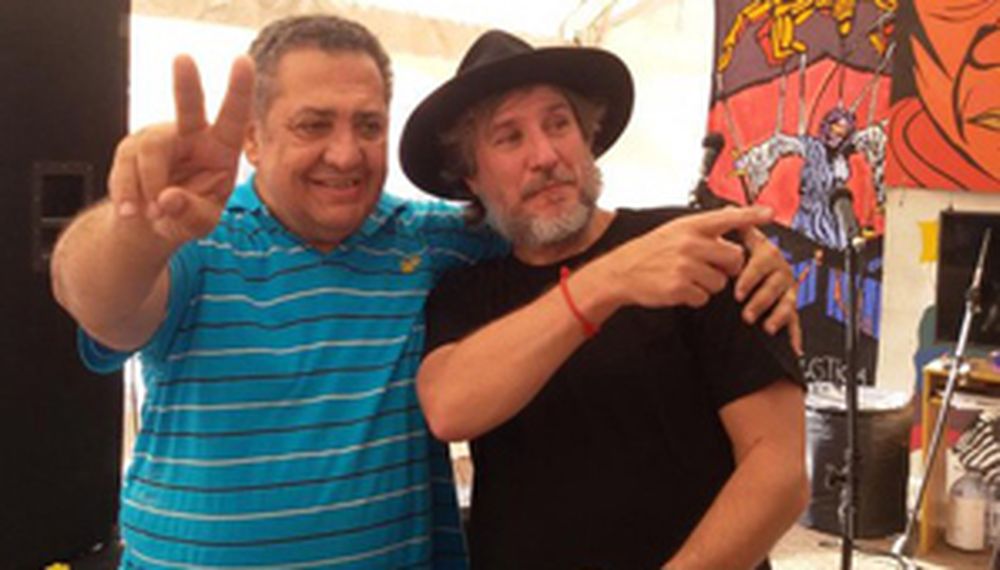 Reapareció Boudou: “‘¡Aguante Luis D’Elía!”