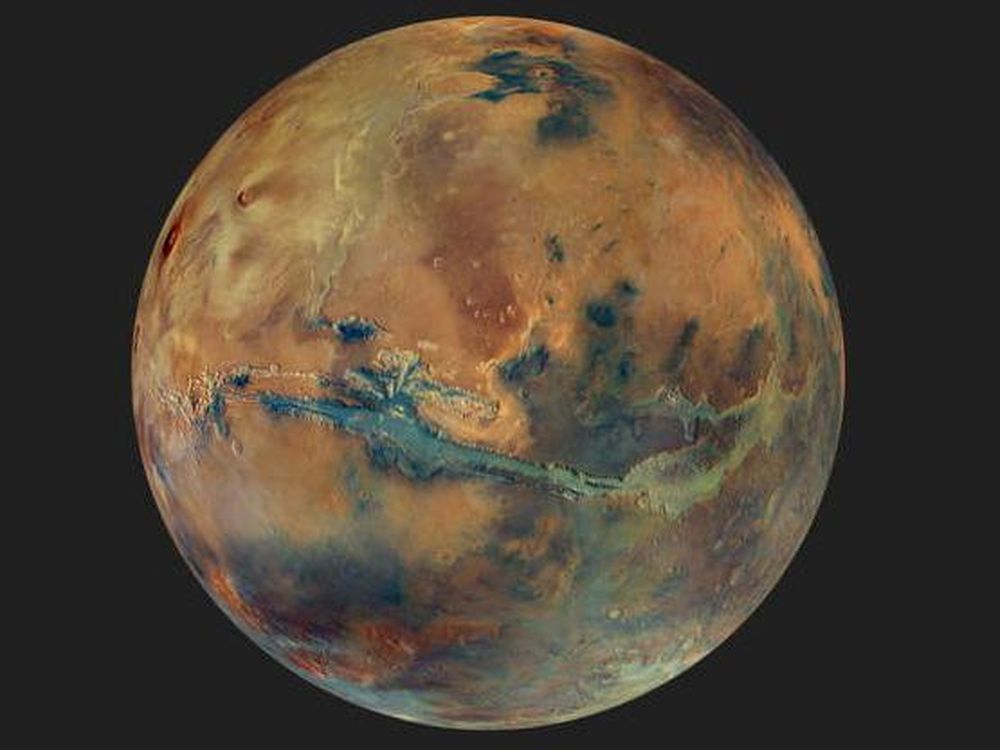 Mars Express festeja los 20 con su foto más impactante