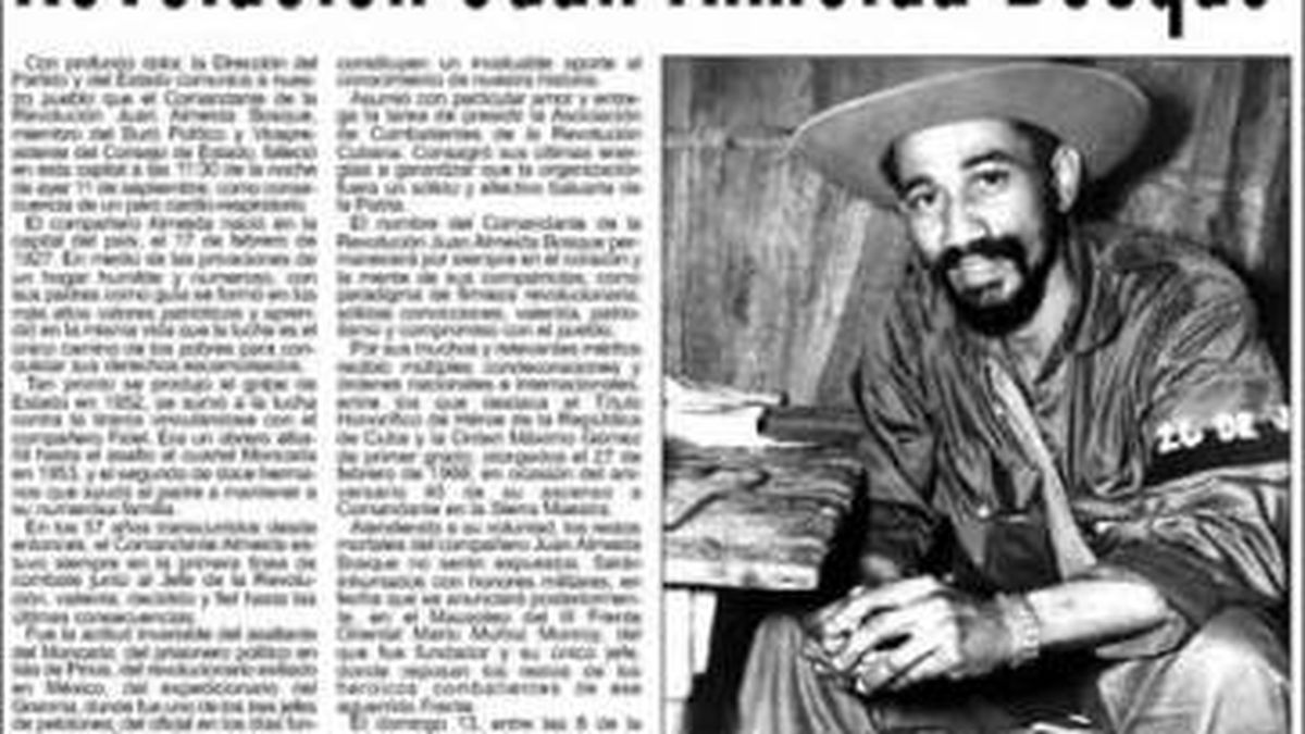 Falleció a los 82 años histórico vicepresidente cubano
