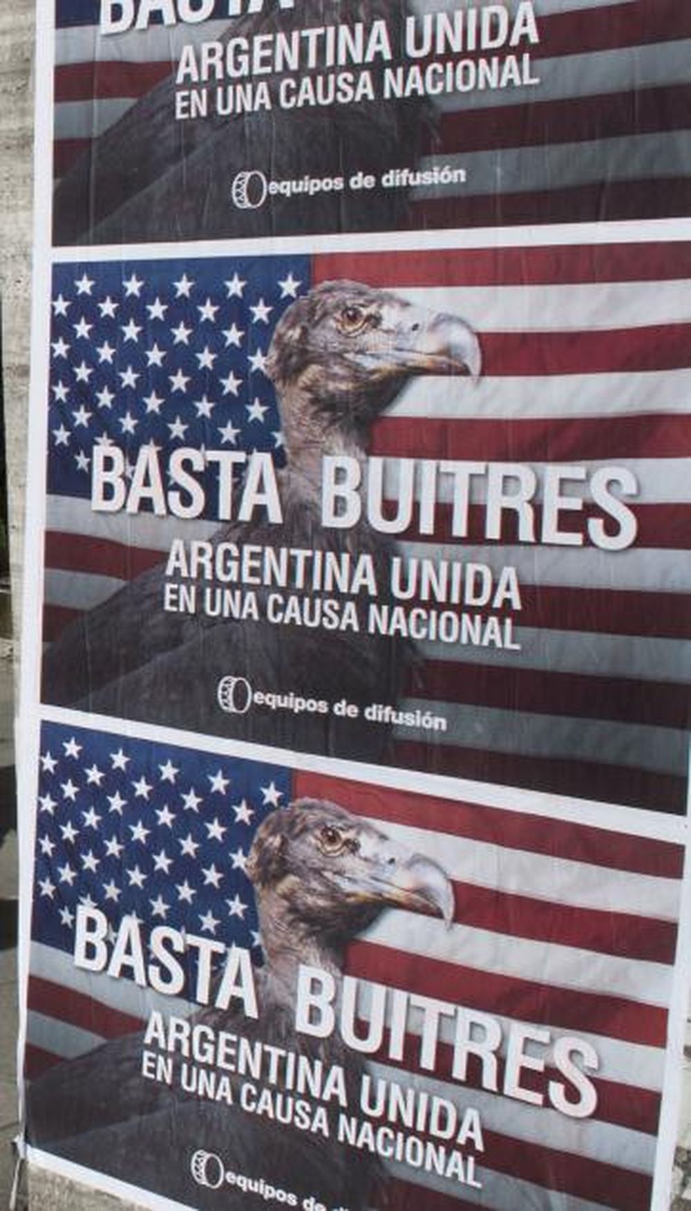 Un acto K contra los fondos buitres