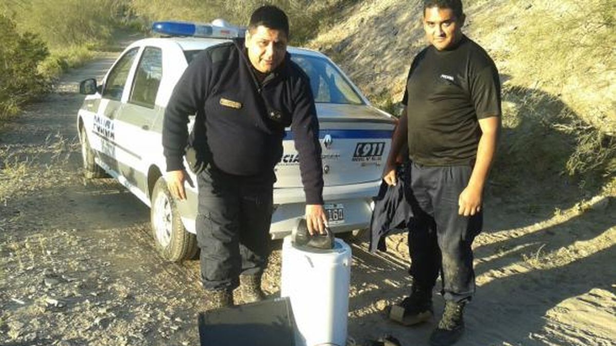 Hallan cosas robadas en un vieja mina